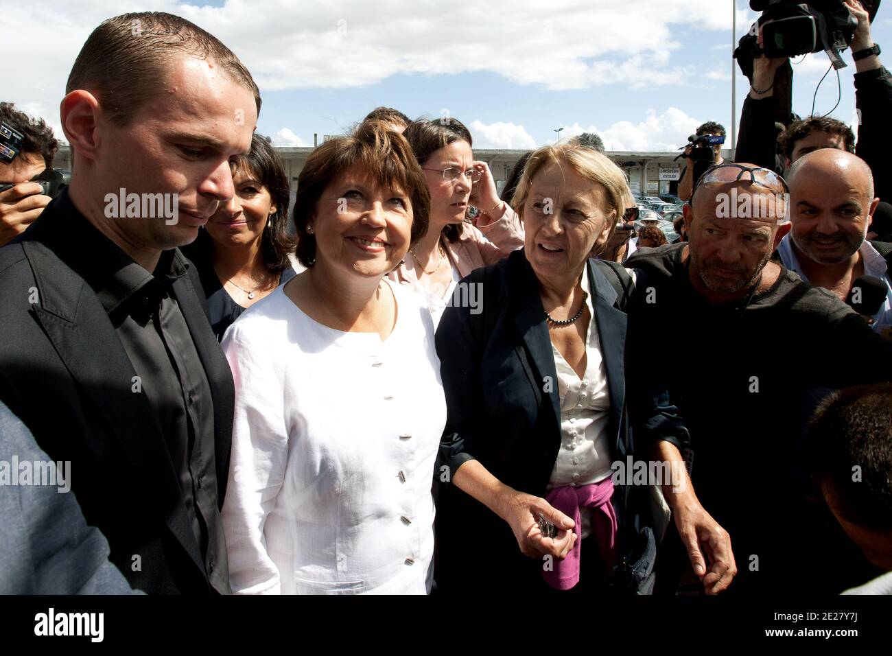 Anne Hidalgo, Bruno Julliard, französischer Kandidat für sozialistische ...