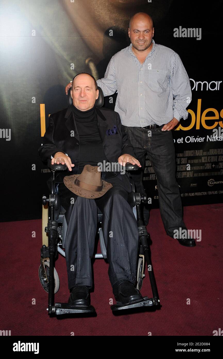 Philippe Pozzo di Borgo und Abdel Sellou bei der Premiere von ...