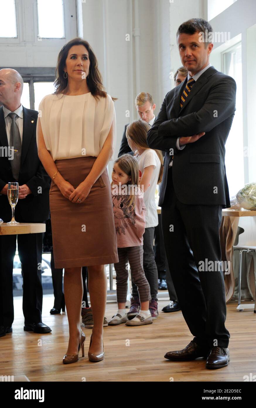Kronprinzessin Mary und Kronprinz Frederik von Dänemark besuchen am 24 ...