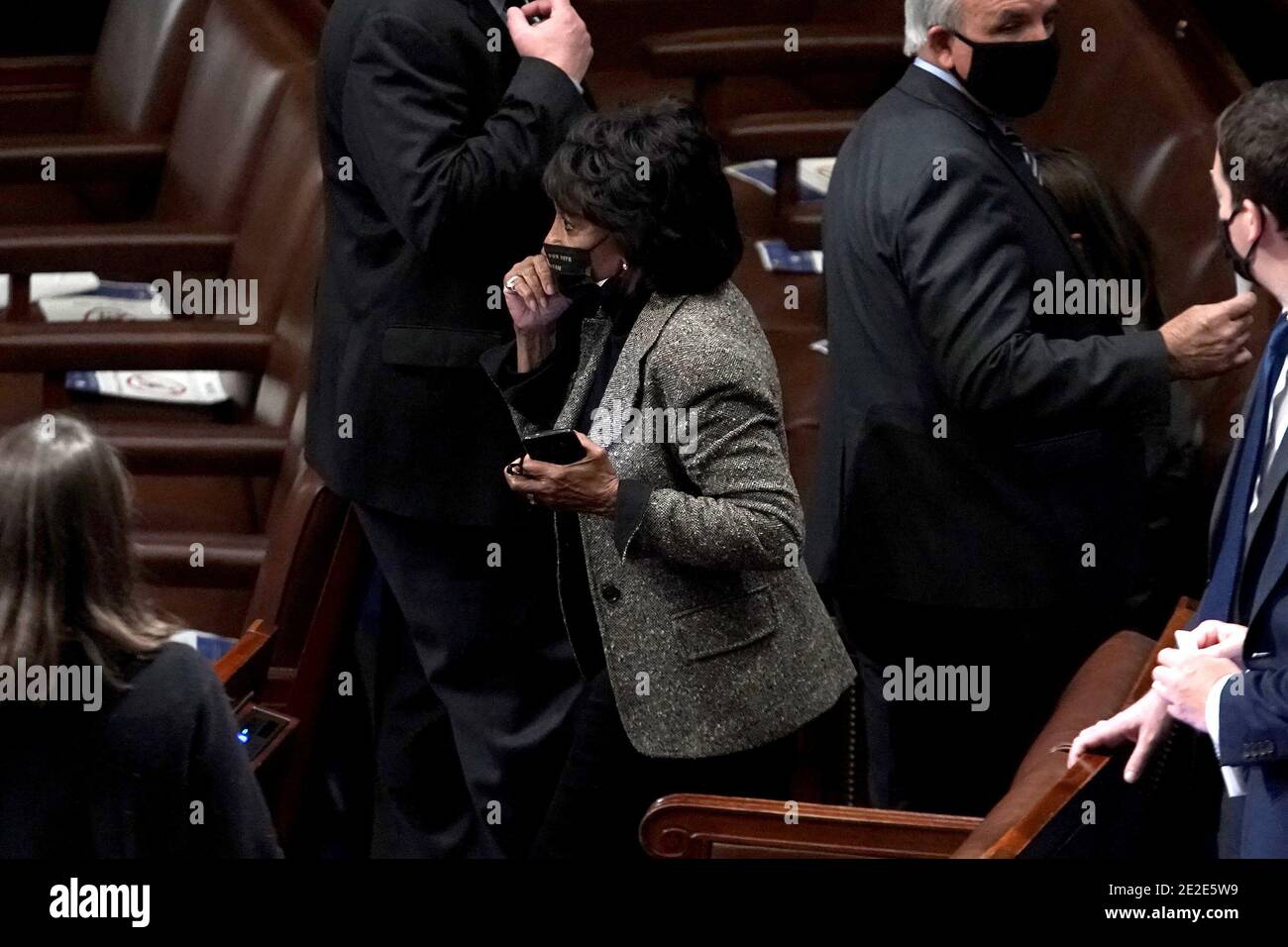 Die Vertreterin der Vereinigten Staaten, Maxine Waters (Demokrat von ...