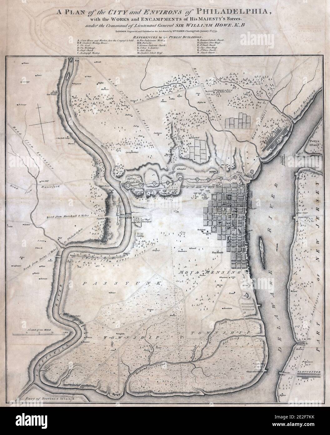 Historische philadelphia karte -Fotos und -Bildmaterial in hoher ...