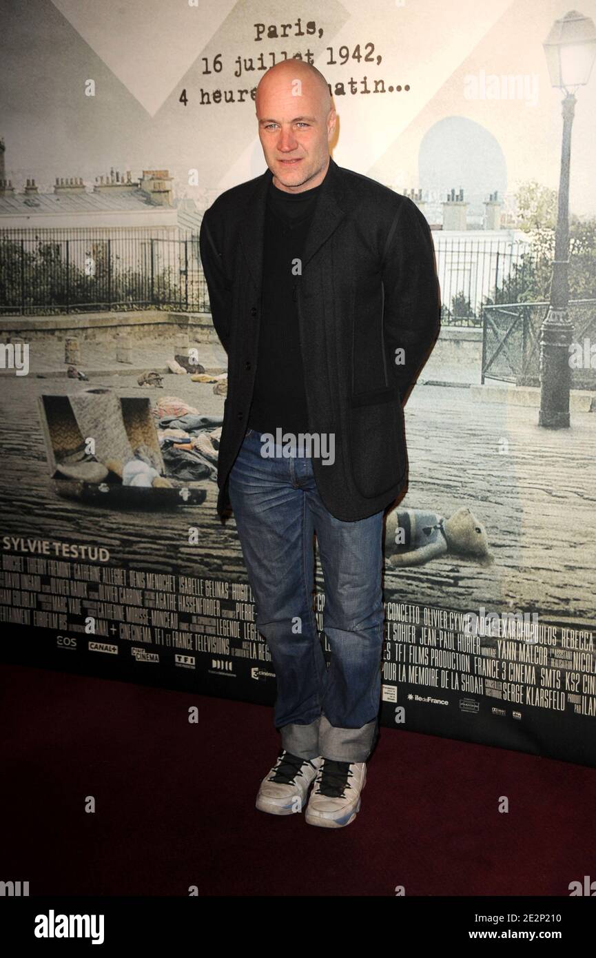 Yann Collette kommt zur Premiere von "La Rafle", die am 8. März 2010 im ...