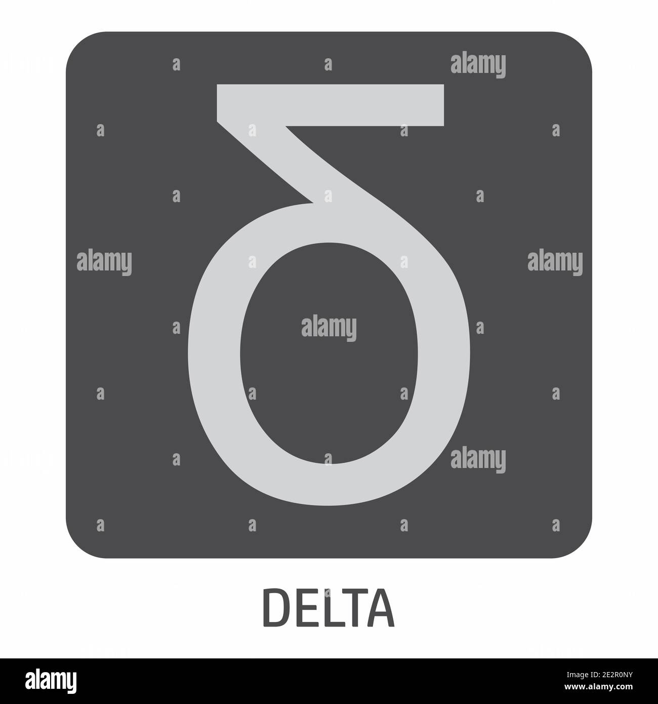 Griechischer buchstabe delta Stock-Vektorgrafiken kaufen - Alamy