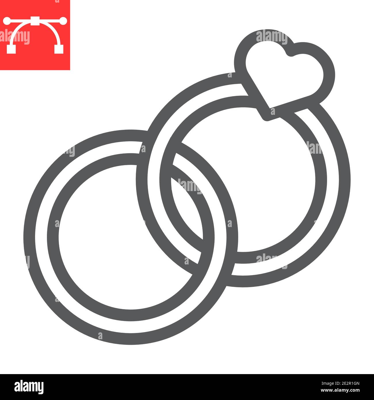 Eheringe symbol -Fotos und -Bildmaterial in hoher Auflösung – Alamy