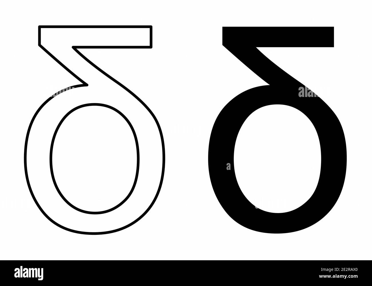 Griechischer buchstabe delta Stock-Vektorgrafiken kaufen - Alamy