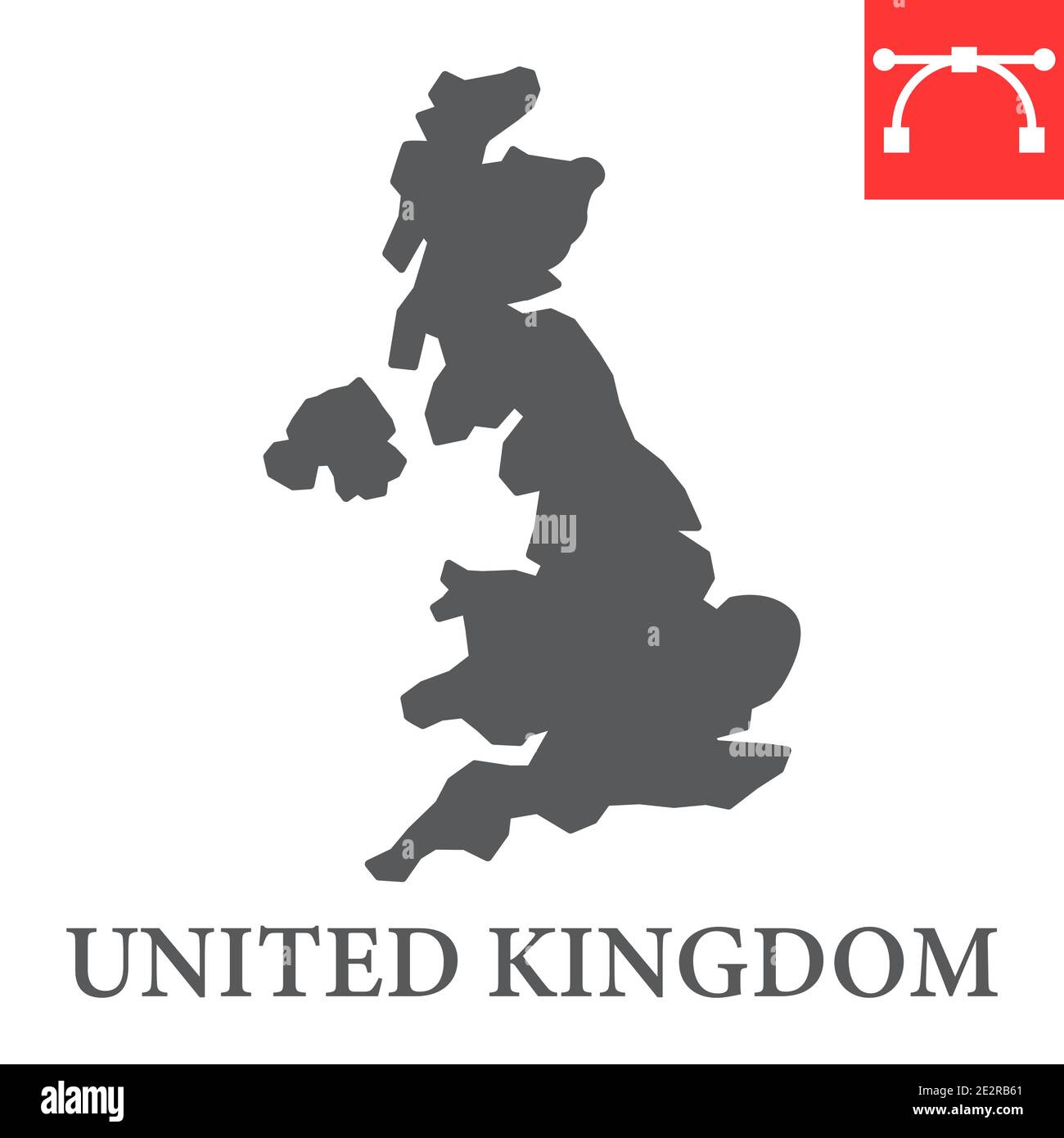 Outline map of great britain -Fotos und -Bildmaterial in hoher ...