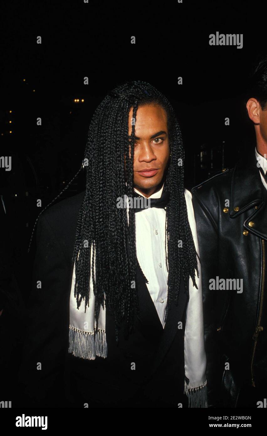 Rob Pilatus von Milli Vanilli American Music Awards 1990 Credit: Ralph ...