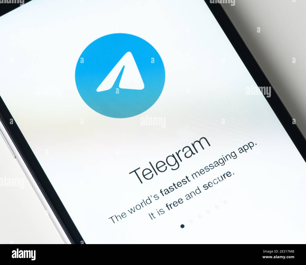 Telegram icon -Fotos und -Bildmaterial in hoher Auflösung – Alamy