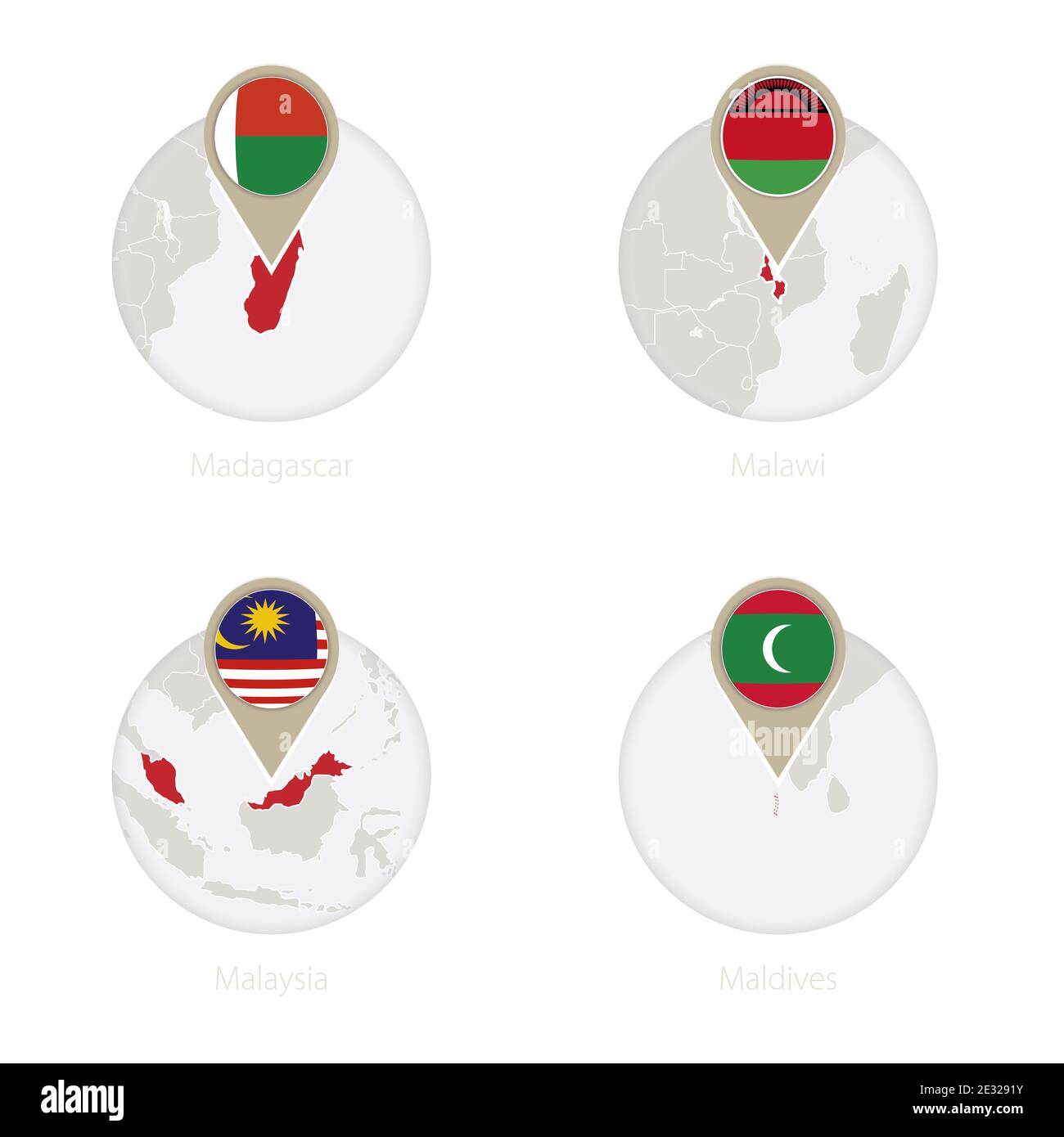 Malediven pfeilzeichen Stock-Vektorgrafiken kaufen - Alamy