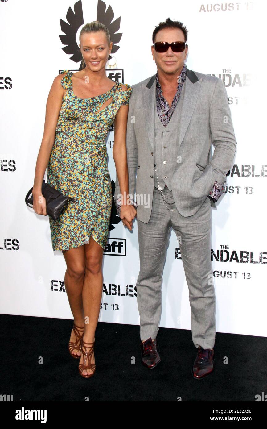 Mickey rourke und seine freundin -Fotos und -Bildmaterial in hoher ...