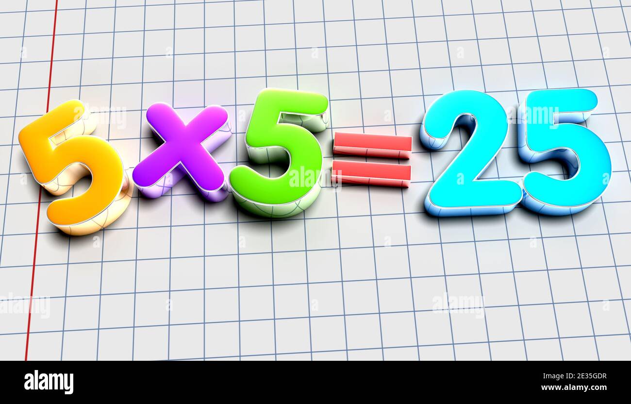 Multiplication table illustration -Fotos und -Bildmaterial in hoher ...