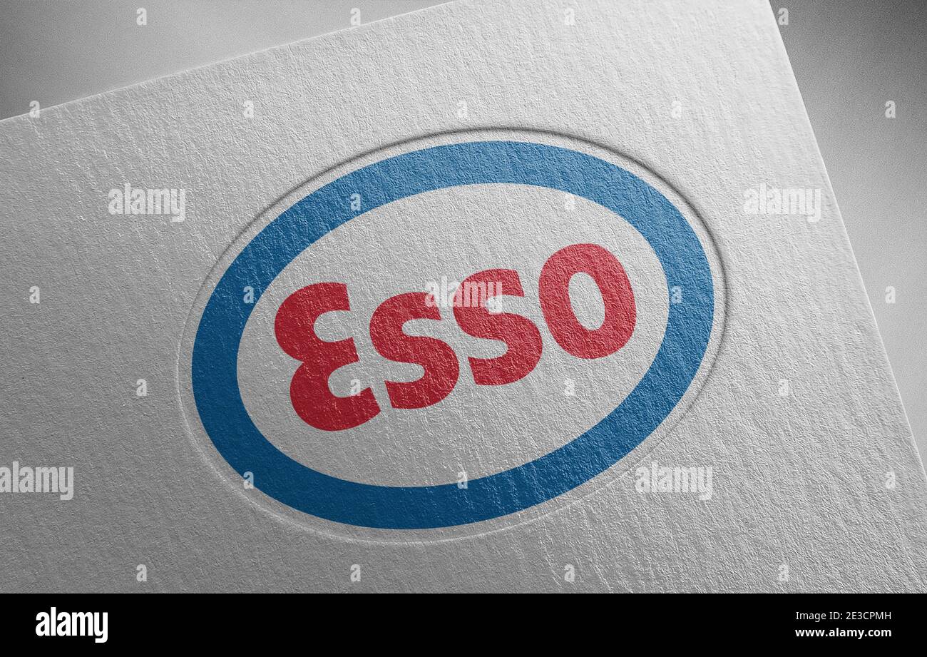 Esso logo -Fotos und -Bildmaterial in hoher Auflösung – Alamy