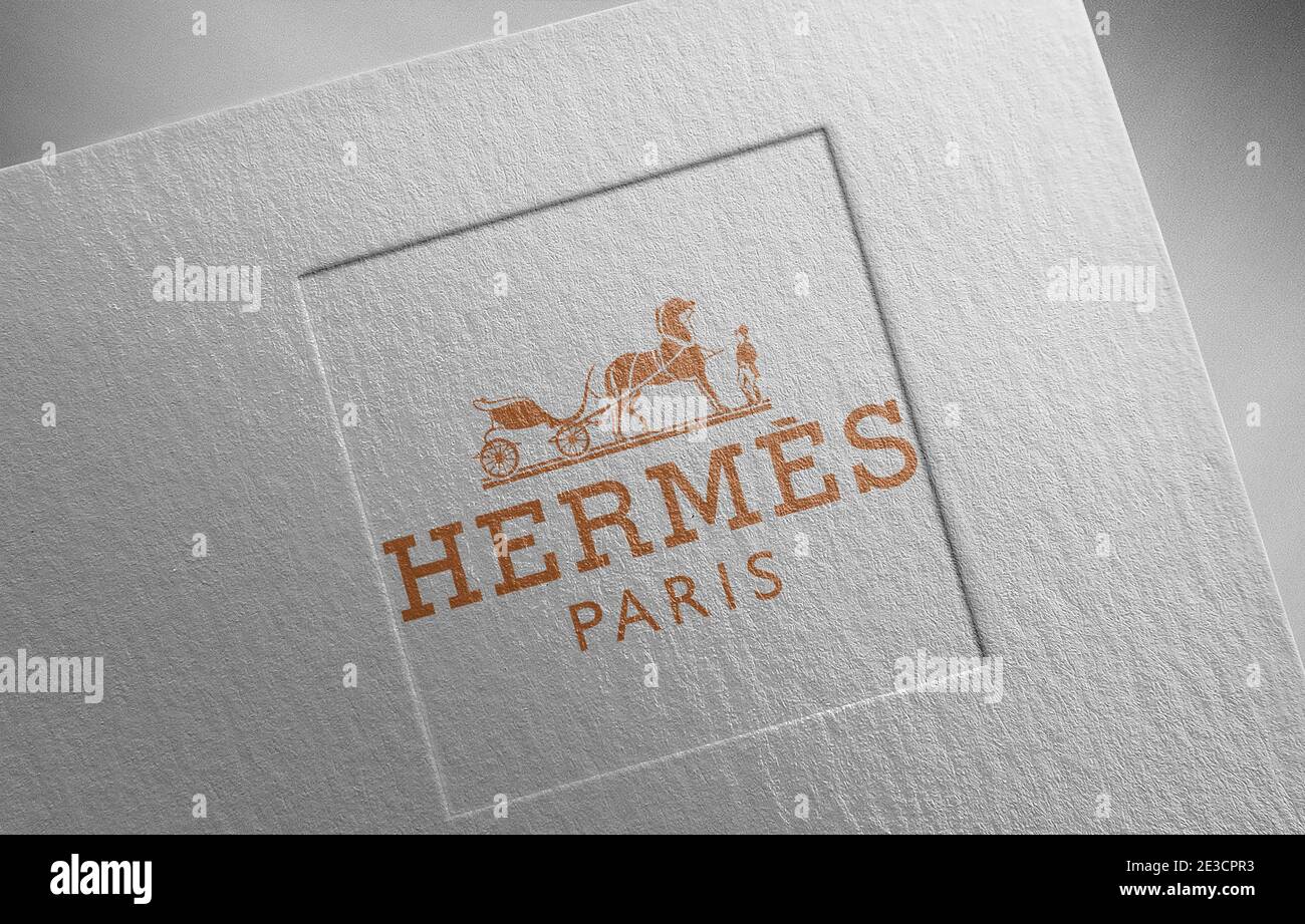 Hermes paris logo -Fotos und -Bildmaterial in hoher Auflösung – Alamy