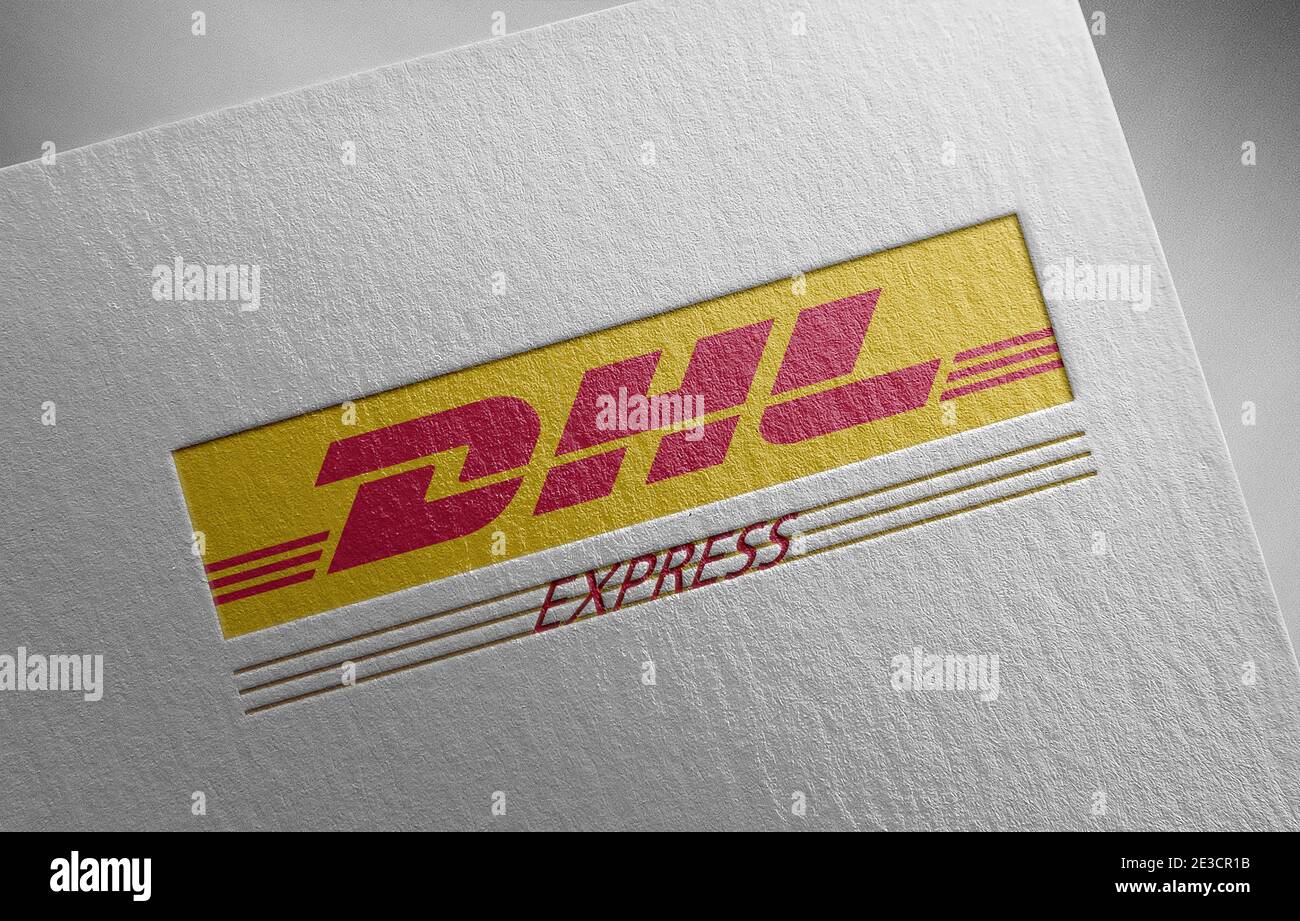 Dhl logo -Fotos und -Bildmaterial in hoher Auflösung – Alamy