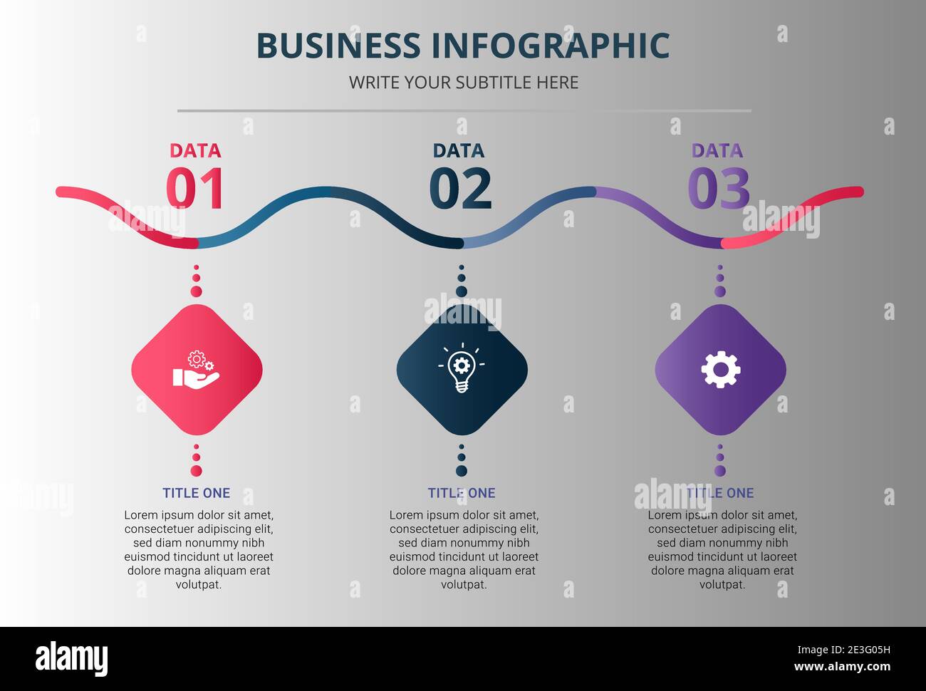 Infografik banner design elemente Stock-Vektorgrafiken kaufen - Alamy