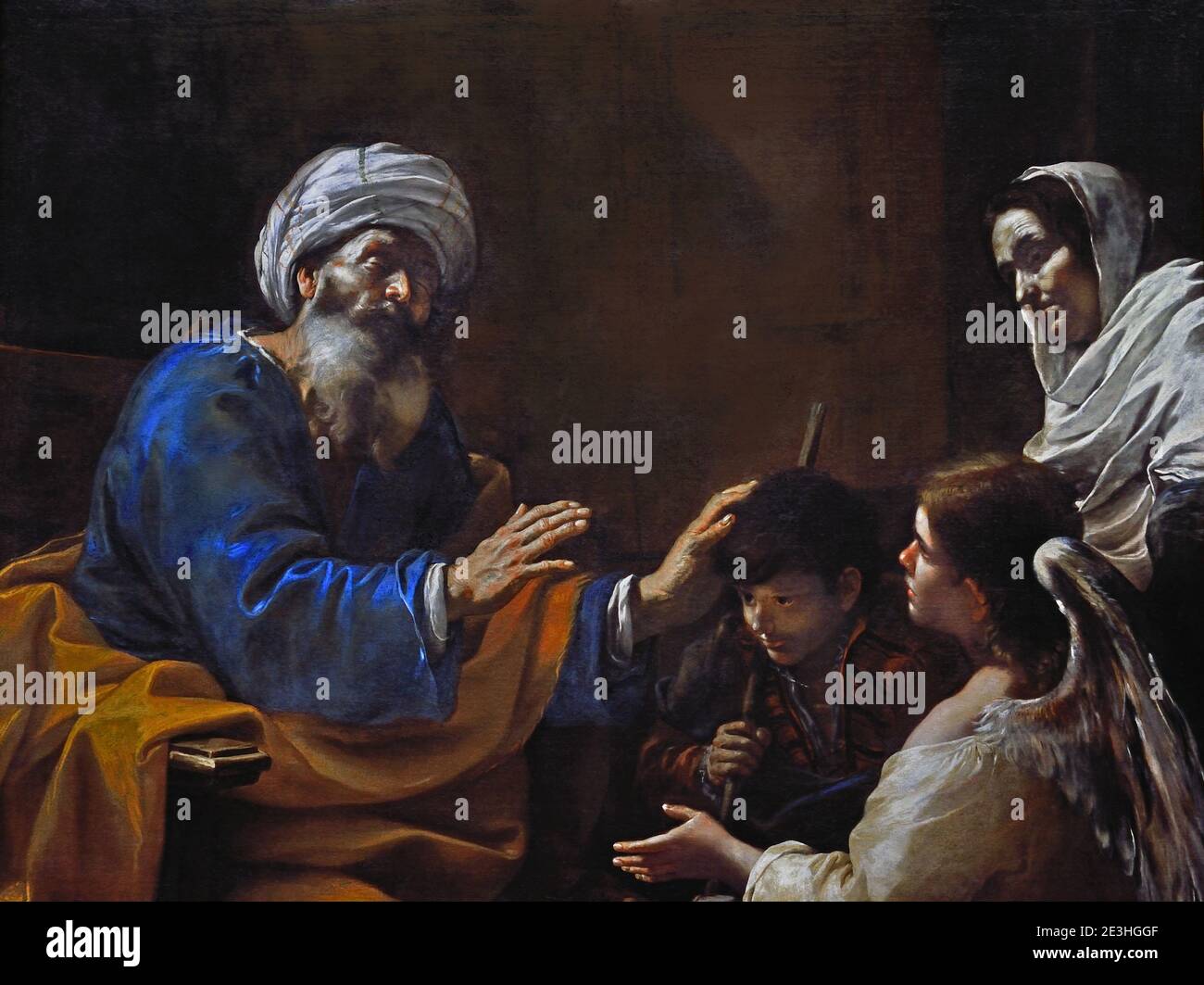 Tobit segen tobias 1660 mattia preti -Fotos und -Bildmaterial in hoher Auflösung – Alamy