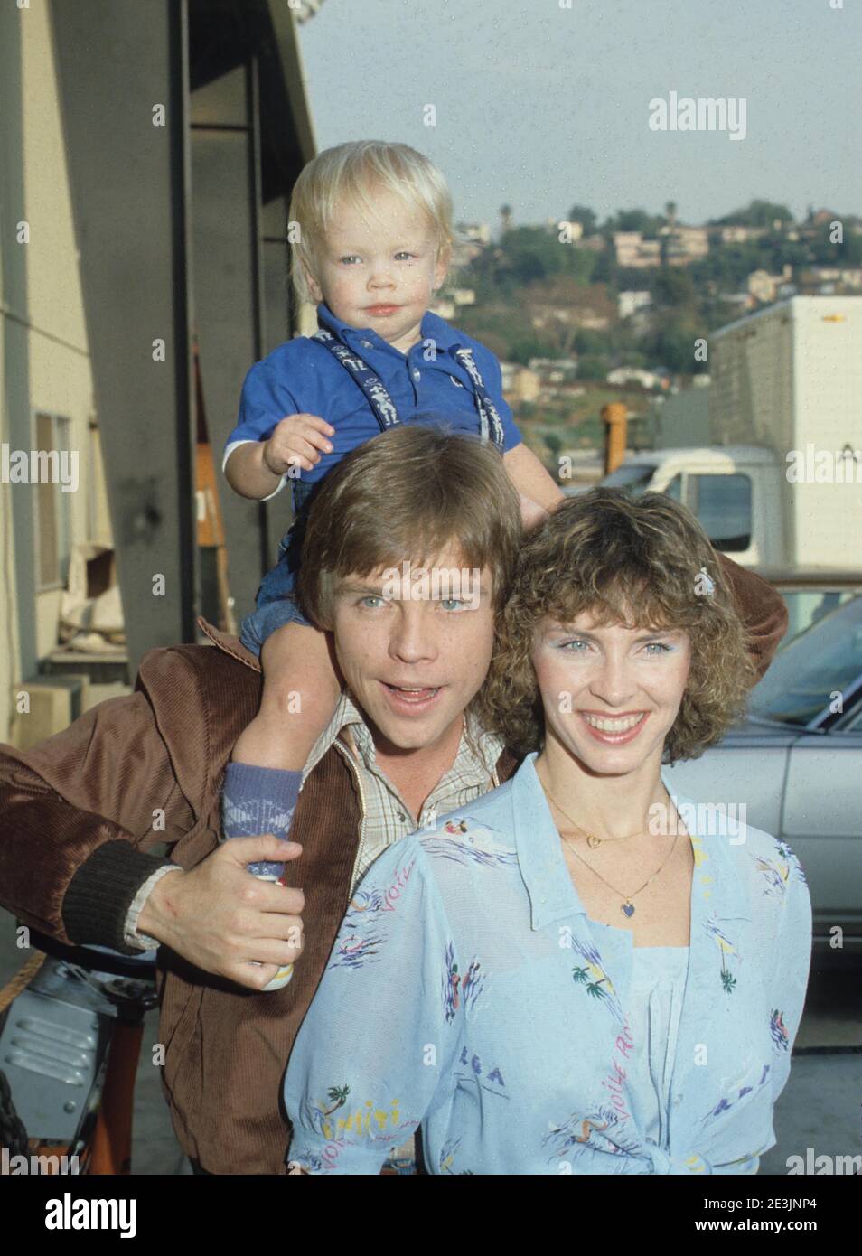 MARK HAMILL mit Frau Marylou und Sohn Nathan Hamill Credit: Ralph ...
