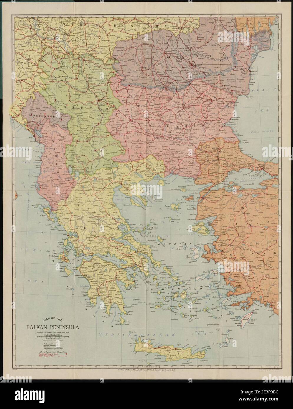 Balkan halbinsel karte -Fotos und -Bildmaterial in hoher Auflösung – Alamy