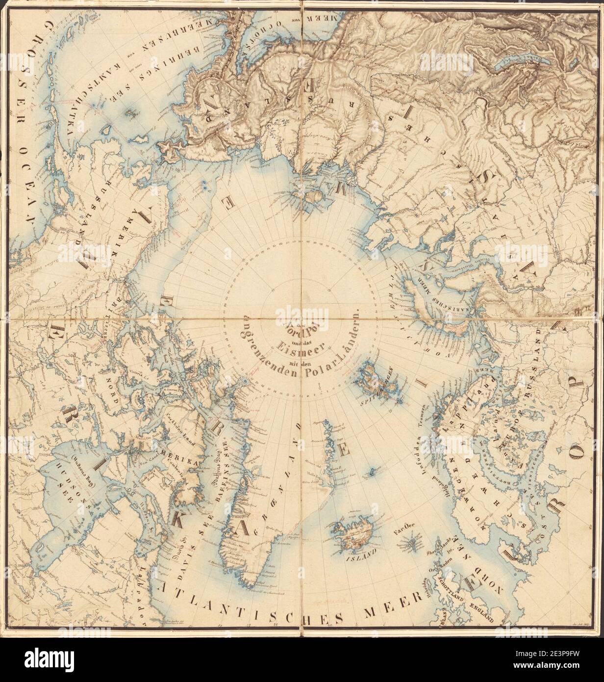 Karte der arktis -Fotos und -Bildmaterial in hoher Auflösung – Alamy