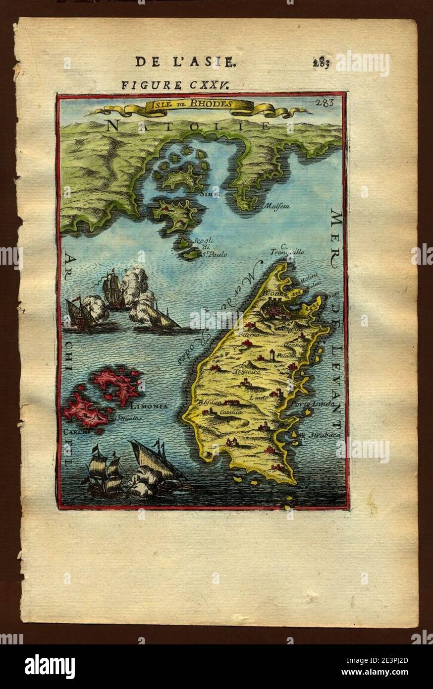 Rhodos karte -Fotos und -Bildmaterial in hoher Auflösung – Alamy
