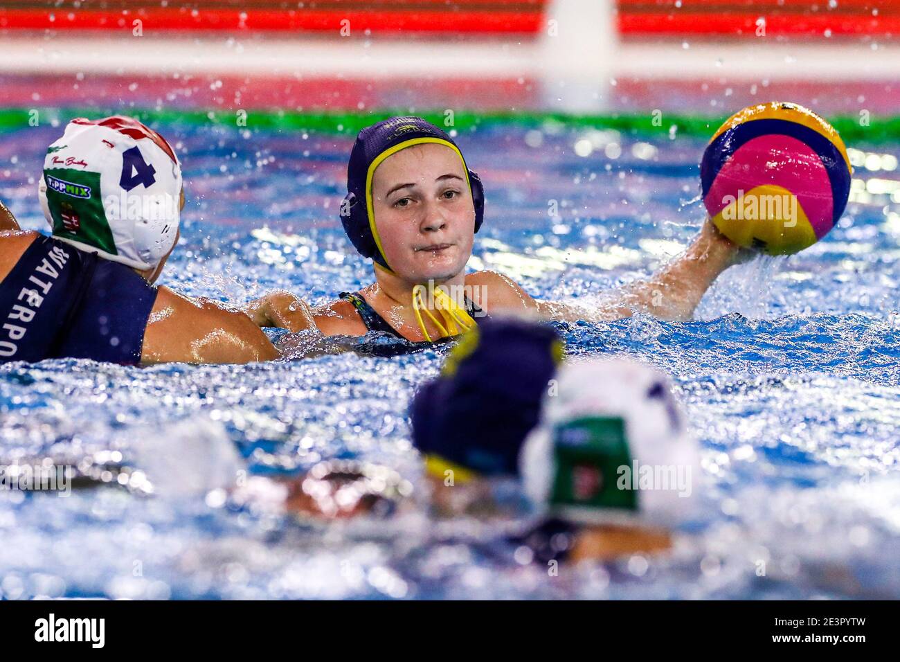 TRIEST, ITALIEN - JANUAR 20: Greta Gurisatti von Ungarn, Darya Roga von ...