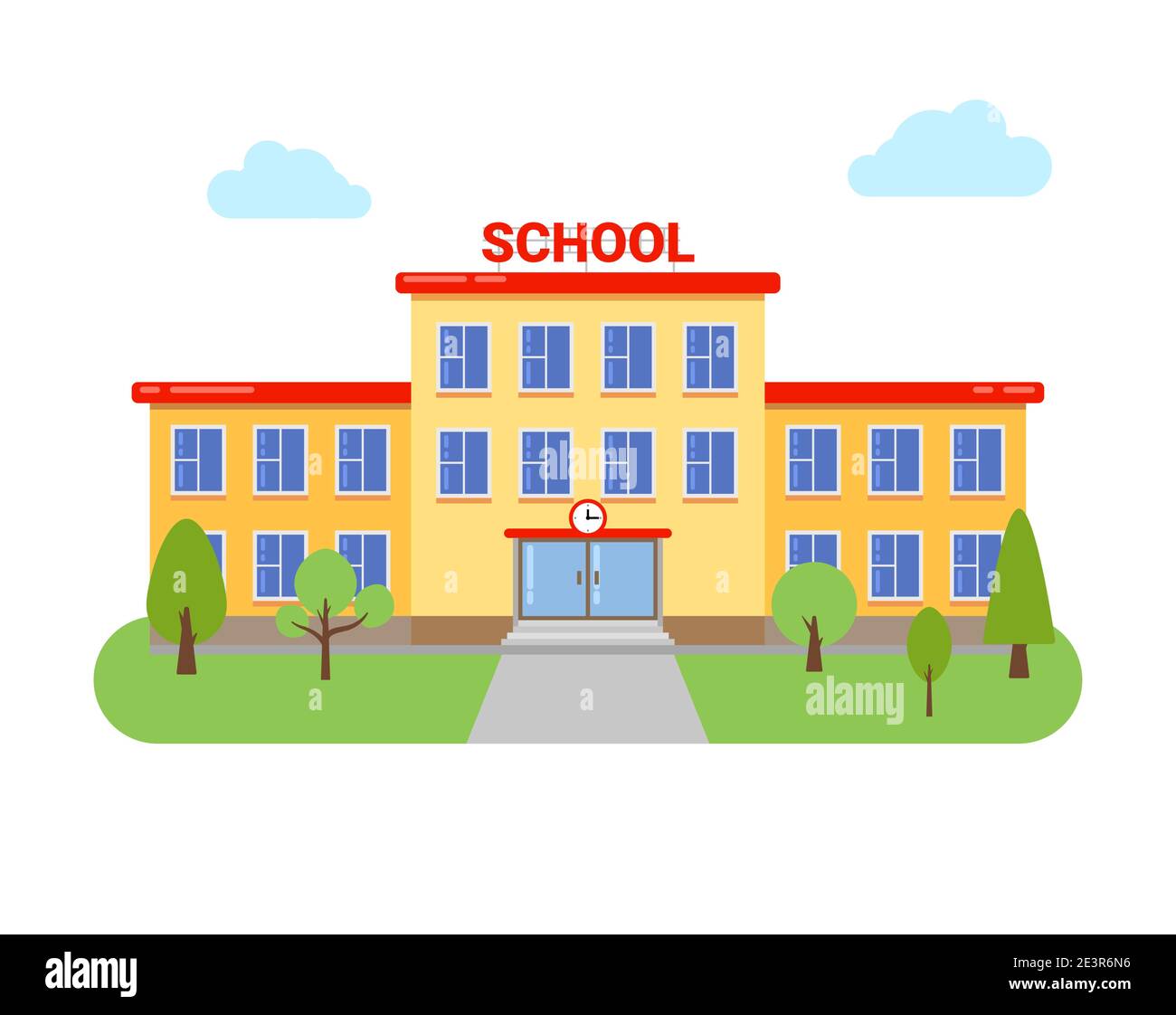 University building cartoon Stockfotos und -bilder Kaufen - Alamy