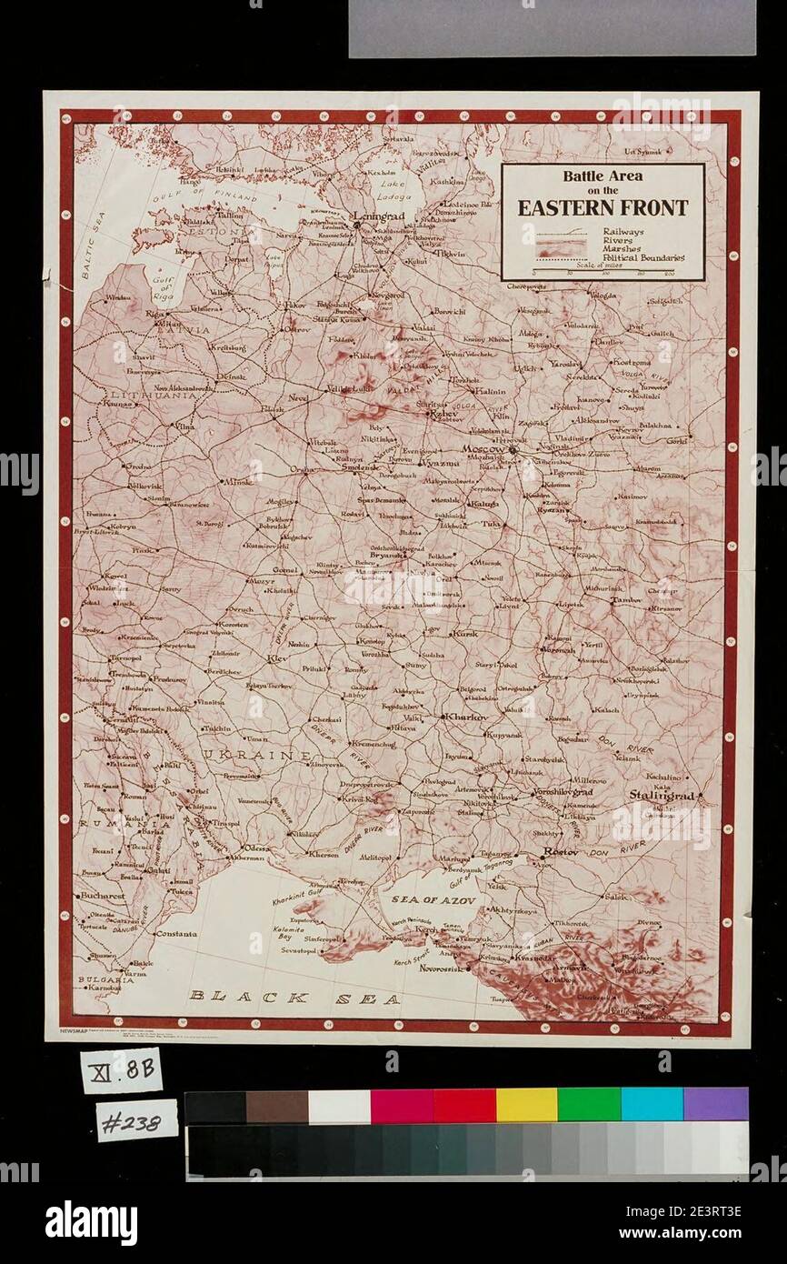 Karte der ostfront -Fotos und -Bildmaterial in hoher Auflösung – Alamy