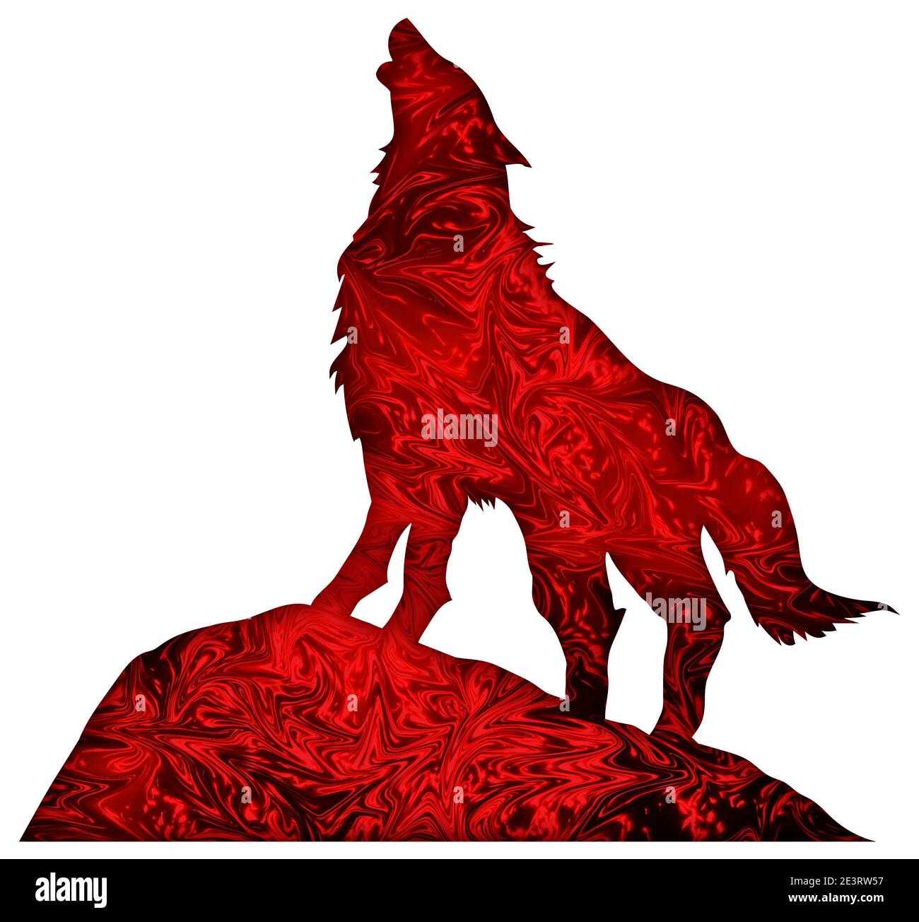 Wolf silhouette clipart -Fotos und -Bildmaterial in hoher Auflösung – Alamy