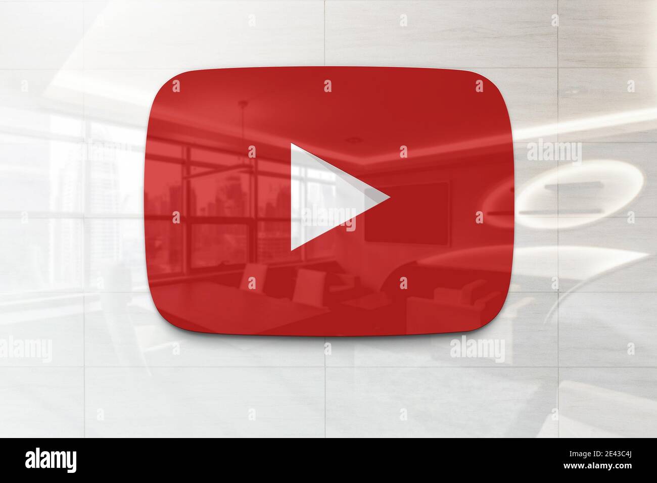 Youtube logo symbol -Fotos und -Bildmaterial in hoher Auflösung – Alamy