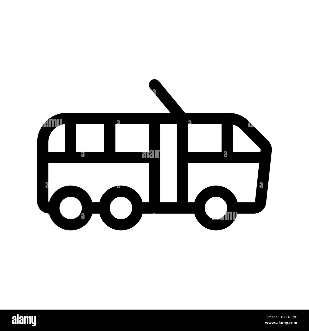 Electric bus symbol vektor vektoren -Fotos und -Bildmaterial in hoher ...