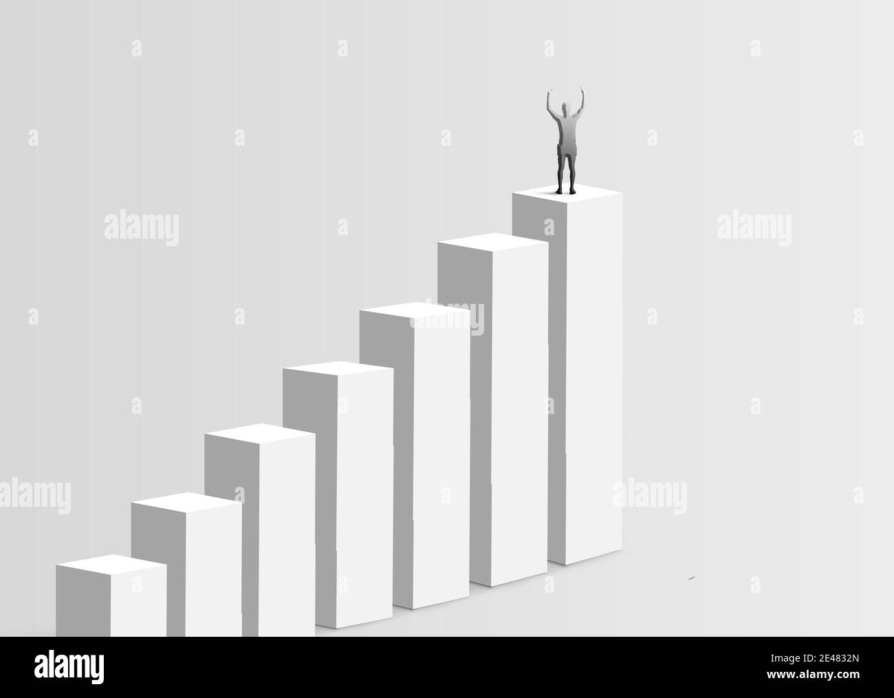 Oben auf einem 3d diagramm -Fotos und -Bildmaterial in hoher Auflösung ...