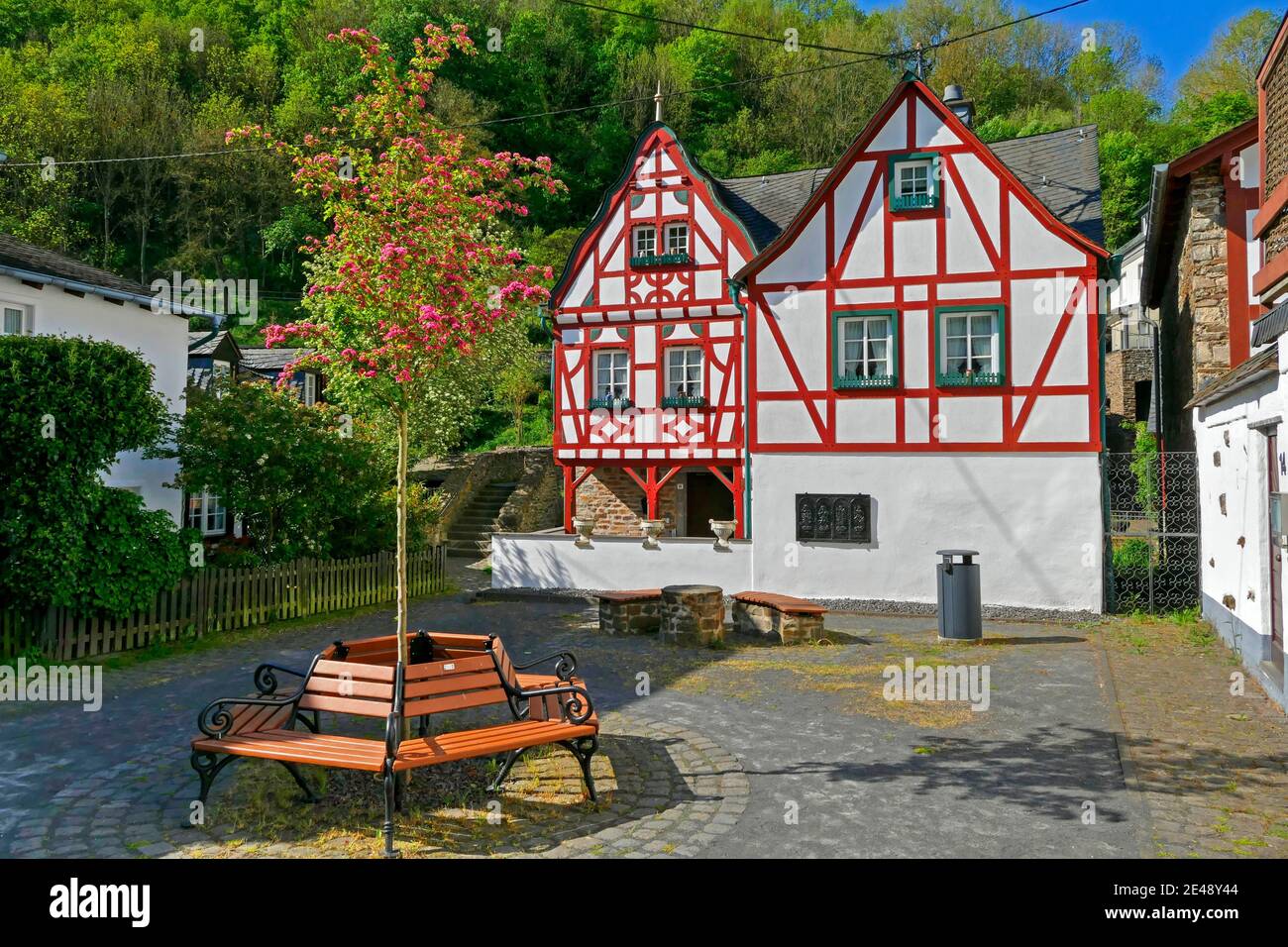 Timber Framed Houses Monreal Eifel Stockfotos und -bilder Kaufen - Alamy