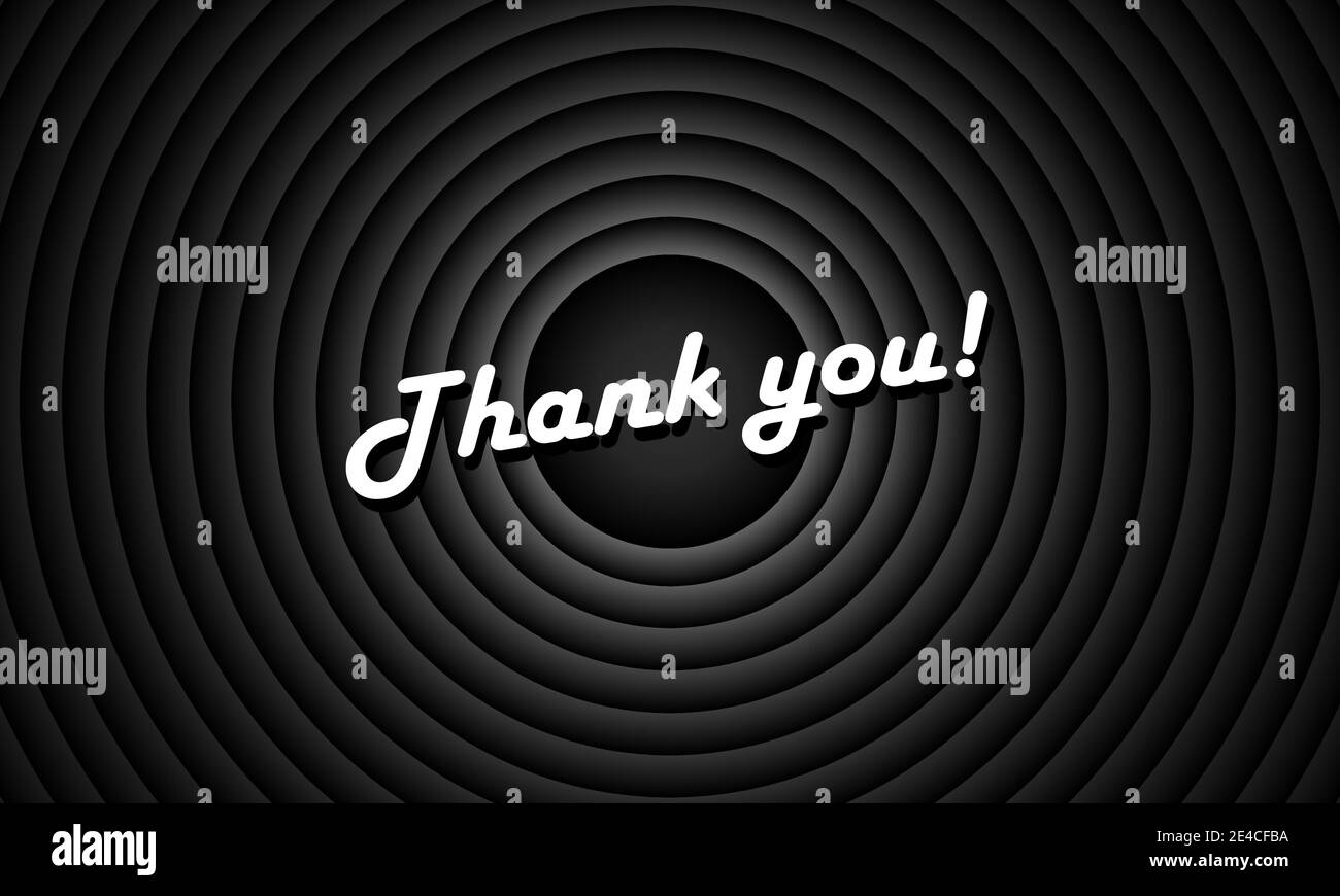 Thank you banner Stock-Vektorgrafiken kaufen - Alamy
