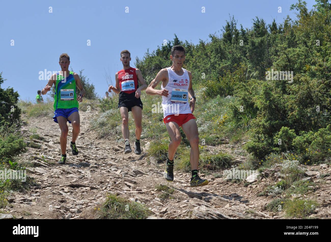 Skopje, Mazedonien, Juli 01 2018. 17. Berglauf-Europameisterschaften ...
