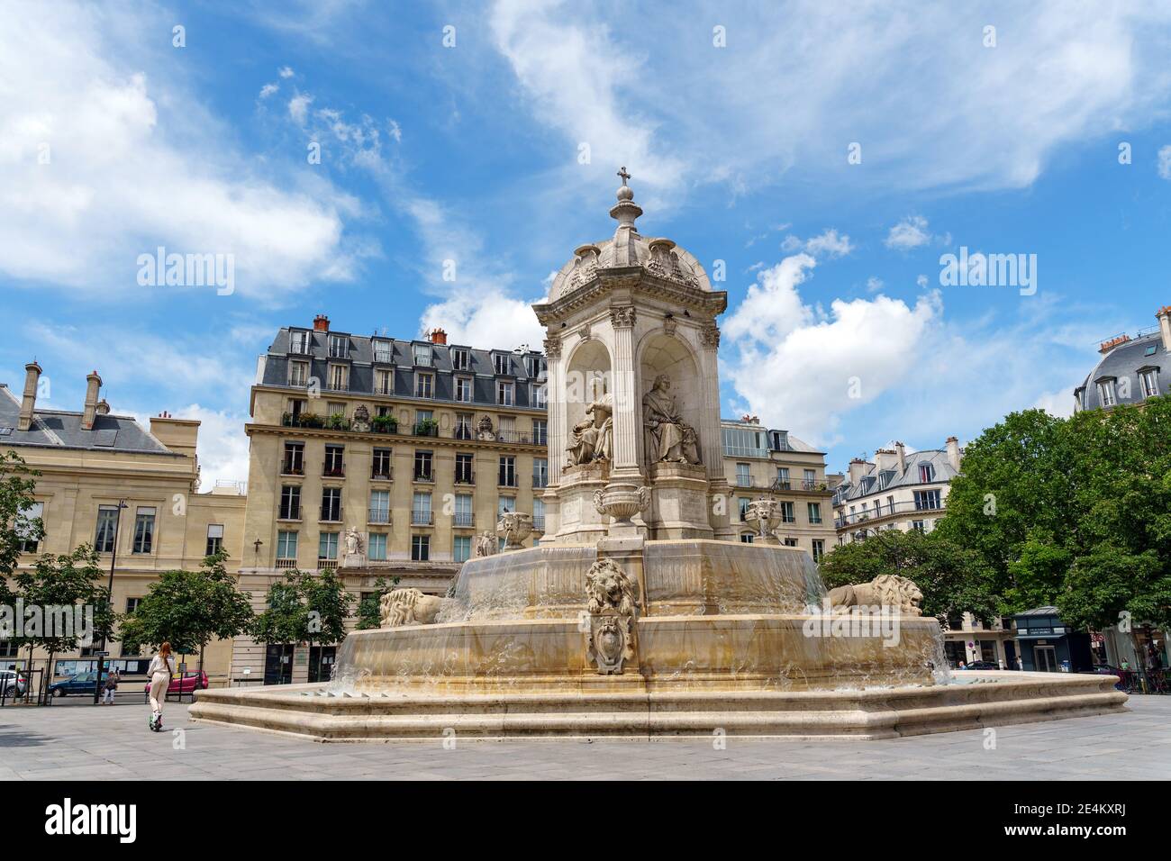 Paris platz mit brunnen -Fotos und -Bildmaterial in hoher Auflösung – Alamy
