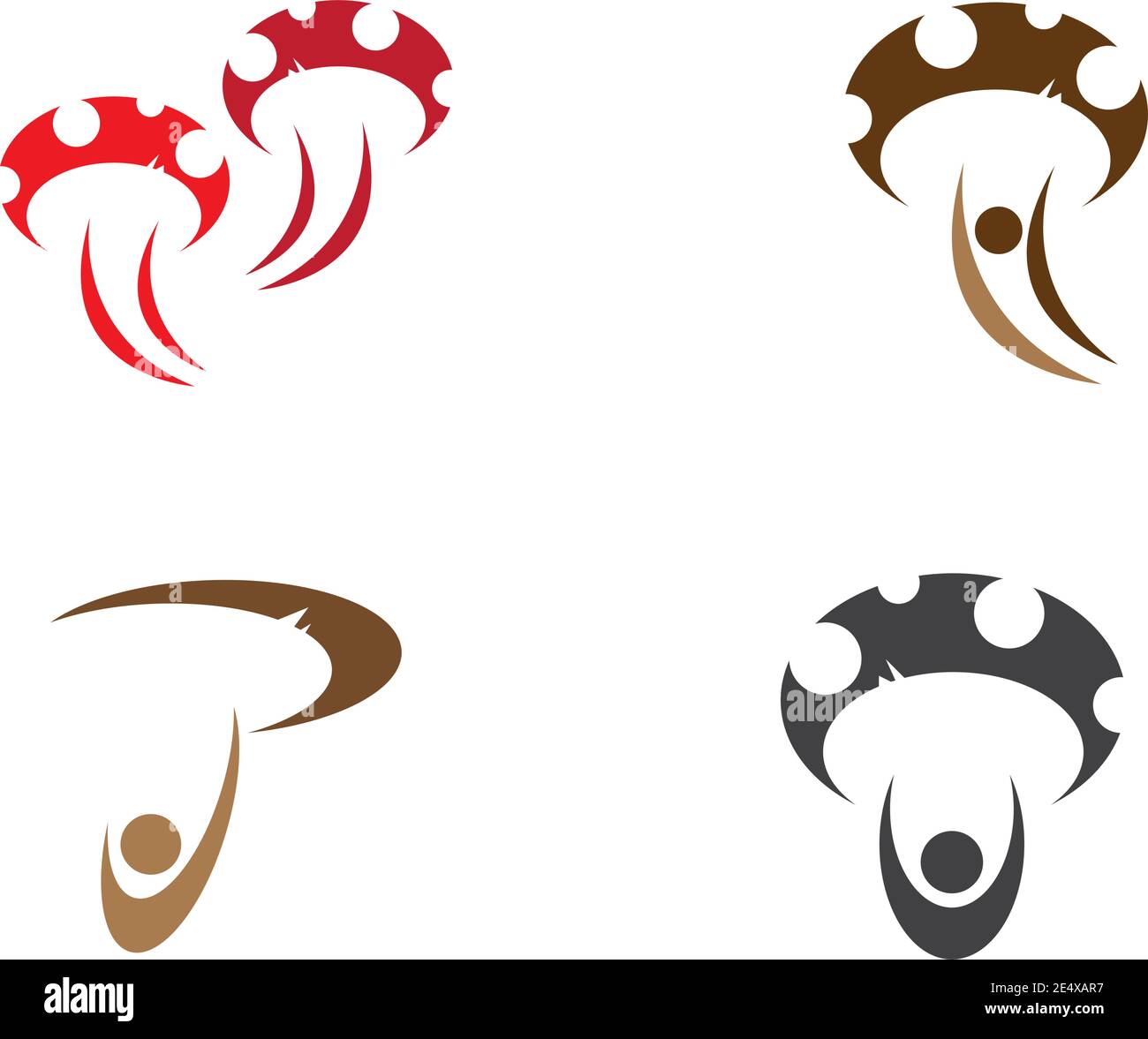 Pilz logo Stock-Vektorgrafiken kaufen - Alamy