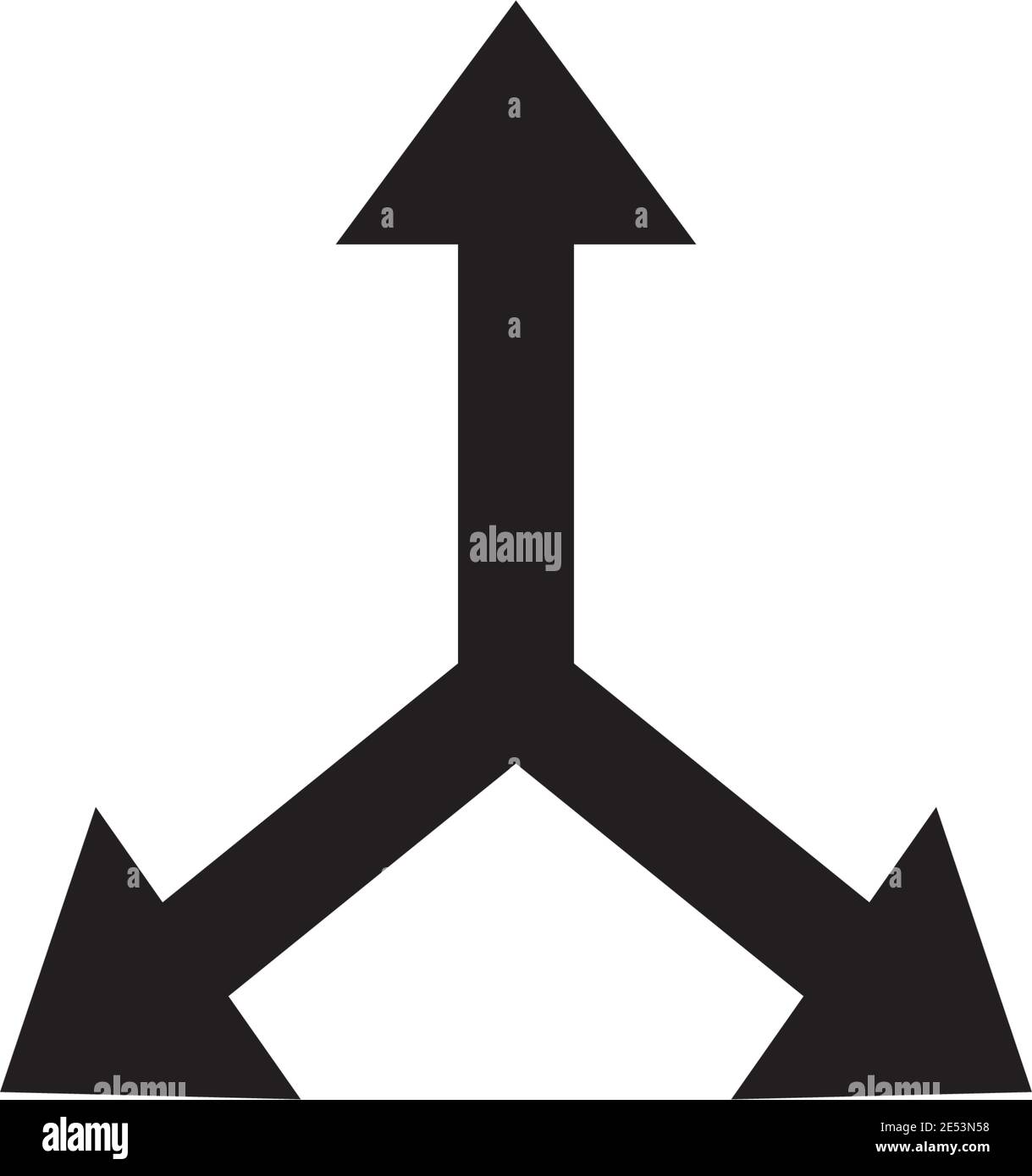 Pfeil Weg Pfad Symbol Logo Design Inspiration Vektor Vorlage Stock ...