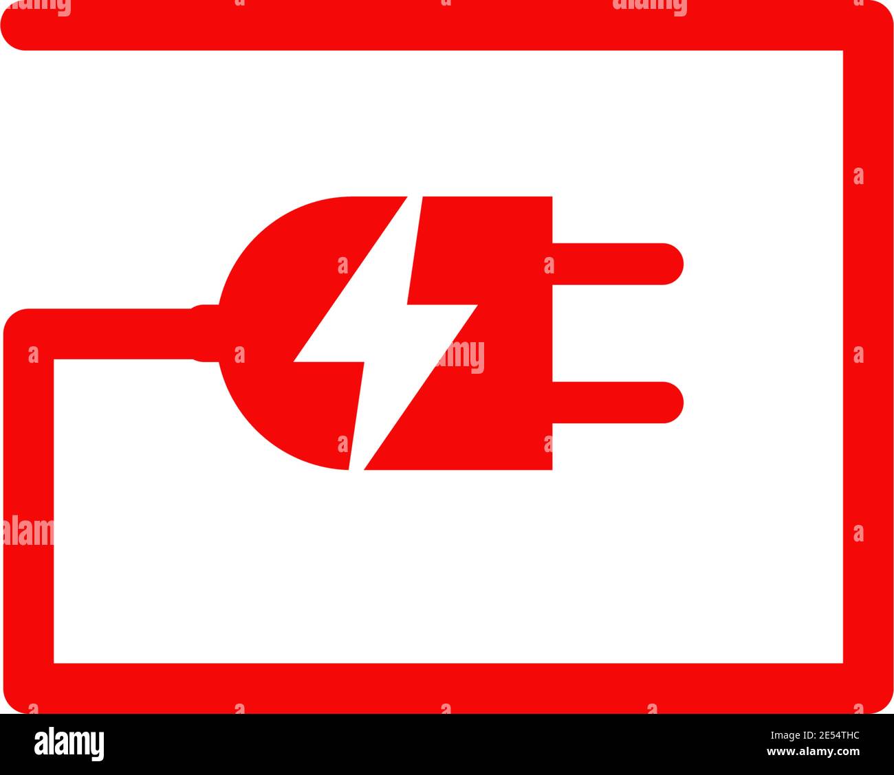 Elektrische Kabel Stecker in Logo Design Inspiration Vektor Vorlage ...