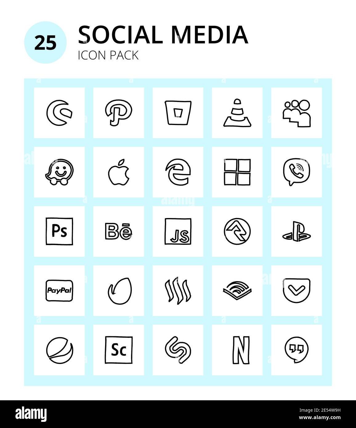 Microsoft edge logo Stock-Vektorgrafiken kaufen - Alamy
