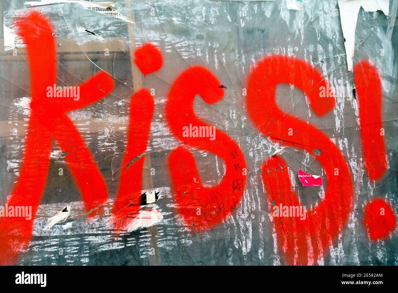 Die kuss wand -Fotos und -Bildmaterial in hoher Auflösung – Alamy