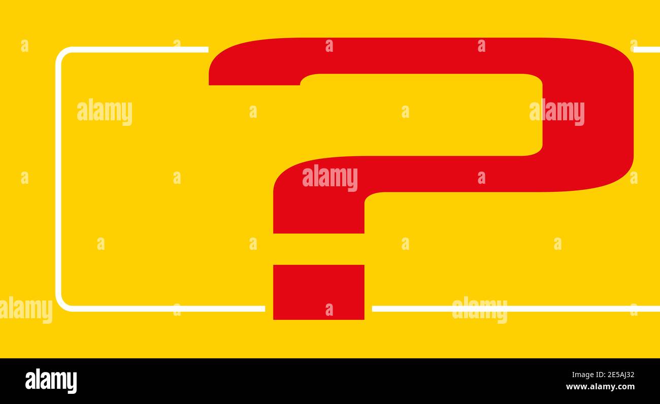 Gelbes fragezeichen Stock-Vektorgrafiken kaufen - Alamy