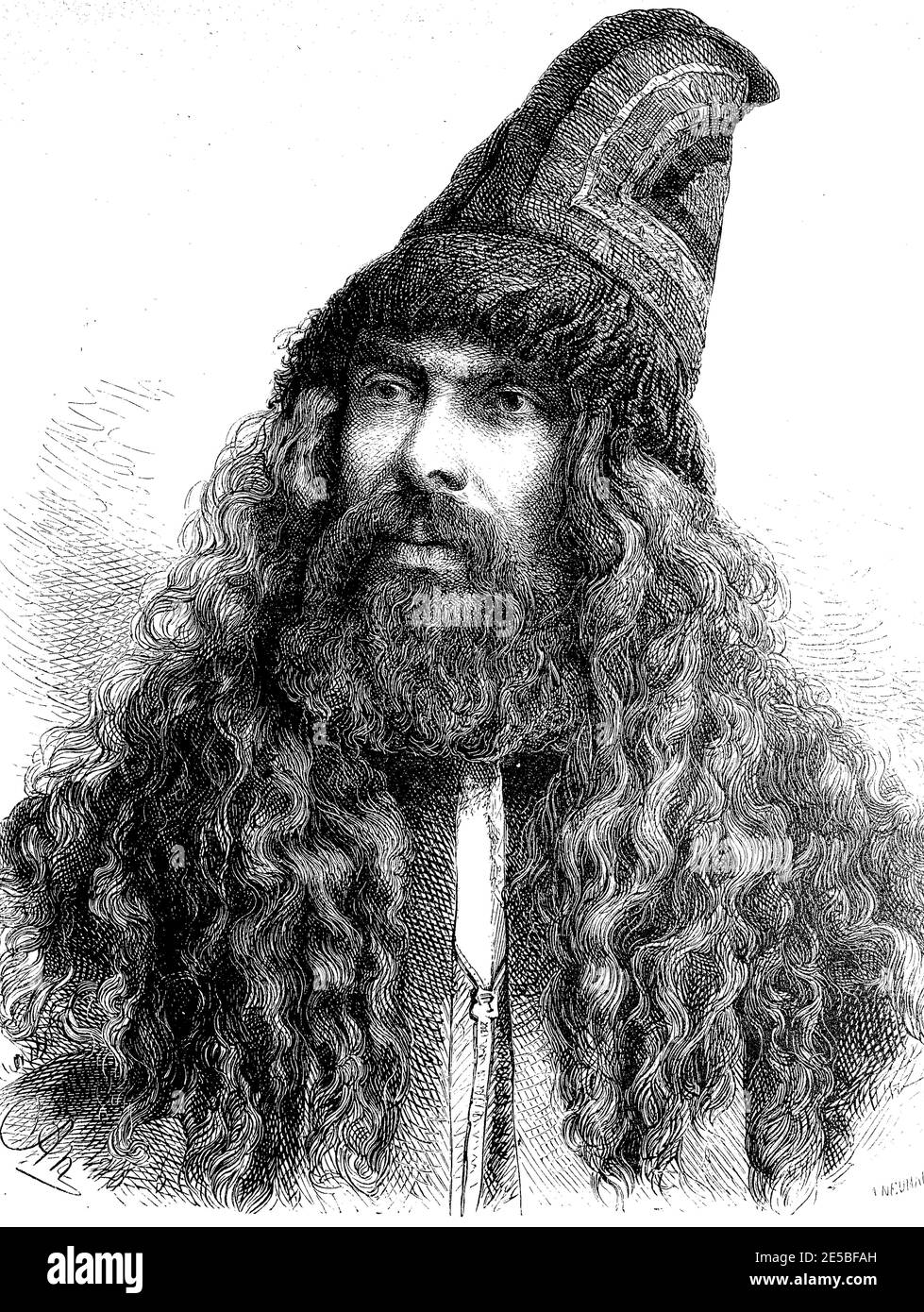 Ibrahim Effendi Kavusi, 1522 - 1592, Scheich der heulenden Derwische Ibrahim Effendi Kavusi ...