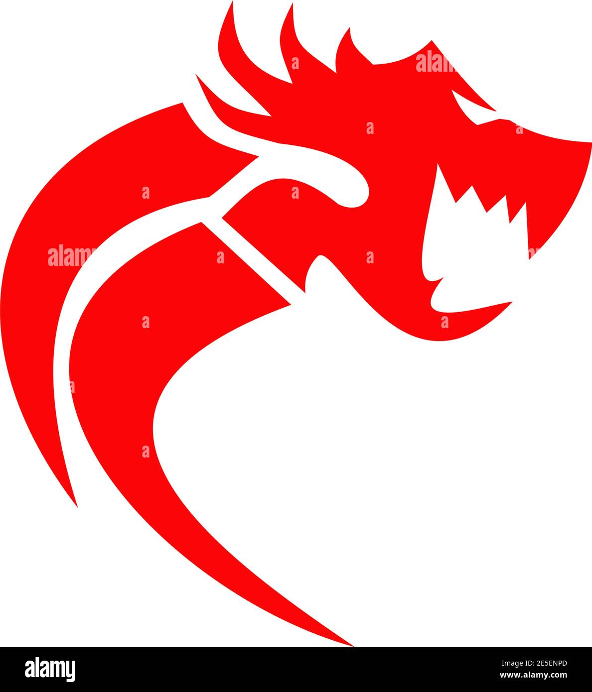 Dragon logo vector -Fotos und -Bildmaterial in hoher Auflösung – Alamy