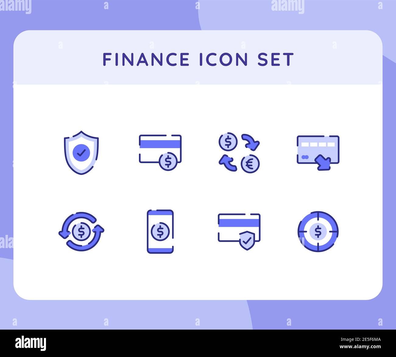 Finanzen Symbol Symbole Set Sammlung Sammlungen Paket Schild Währung ...