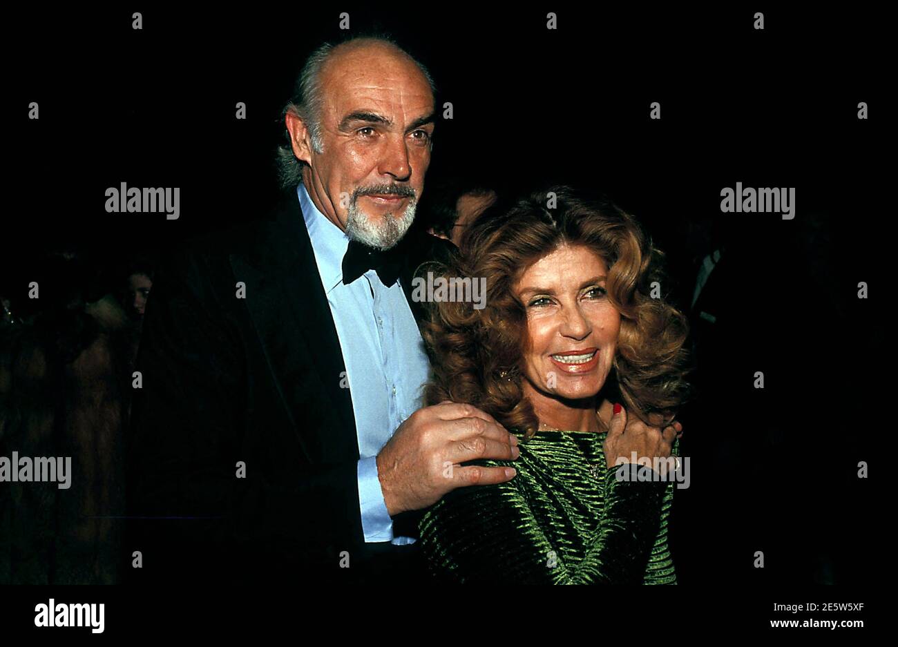 Sean Connery und Michelle Connery 1989 Quelle: Ralph Dominguez ...