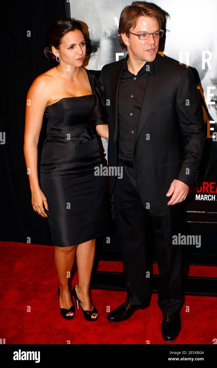 Matt damon and luciana bozan barroso -Fotos und -Bildmaterial in hoher ...