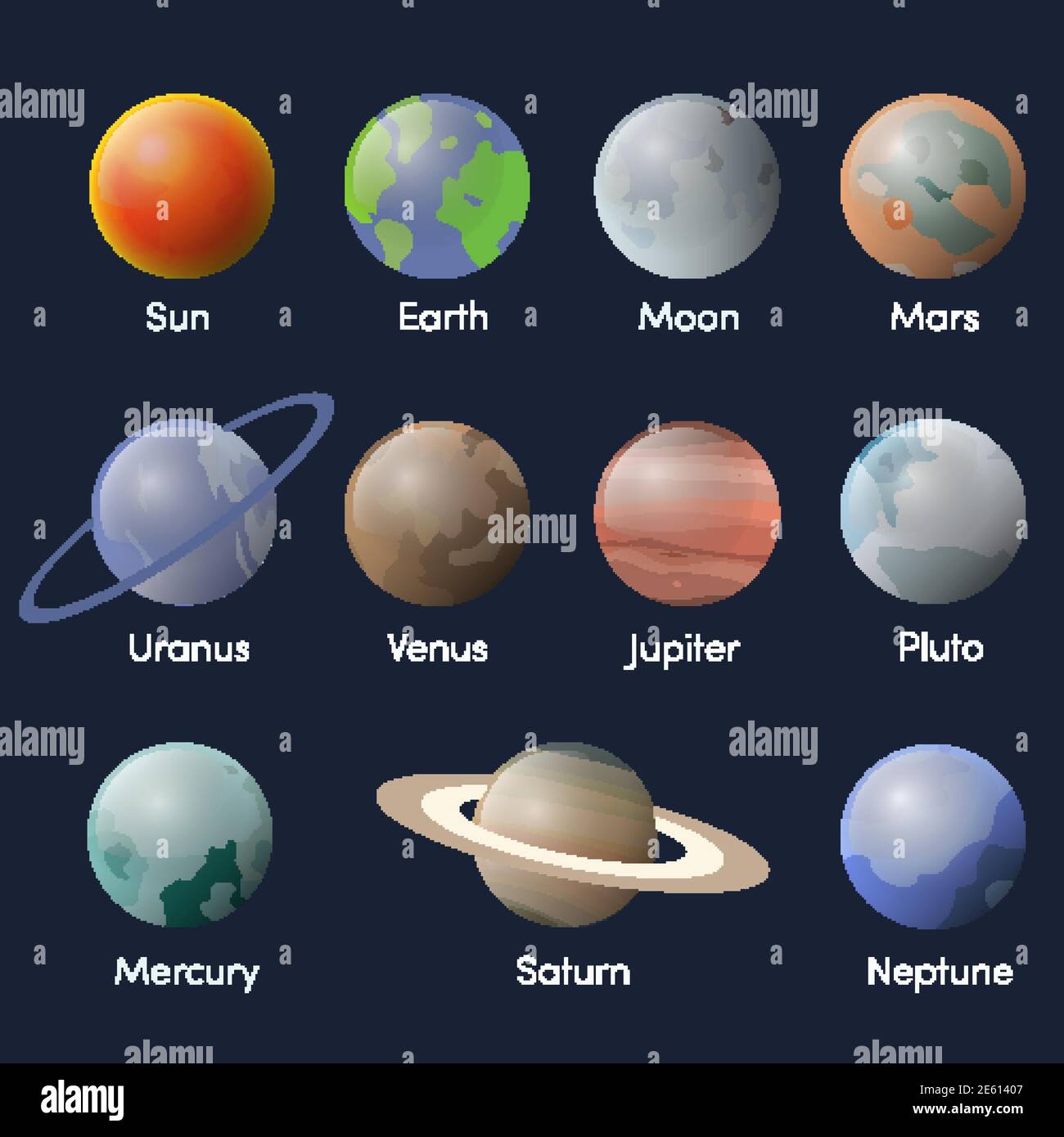 Planeten unseres sonnensystems -Fotos und -Bildmaterial in hoher ...