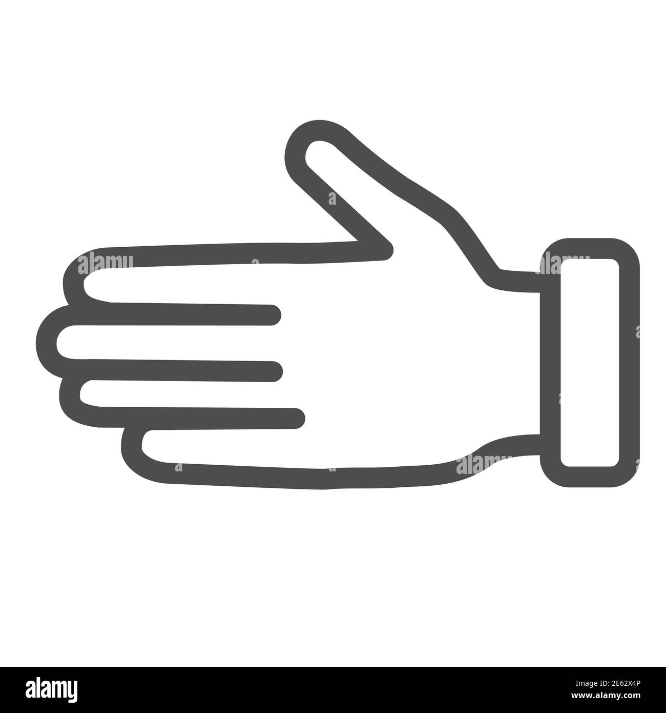 Offene hand piktogramm Stock-Vektorgrafiken kaufen - Seite 3 - Alamy