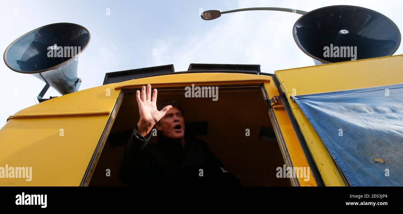 David Hasselhoff Berlin Wall Stockfotos und -bilder Kaufen - Alamy