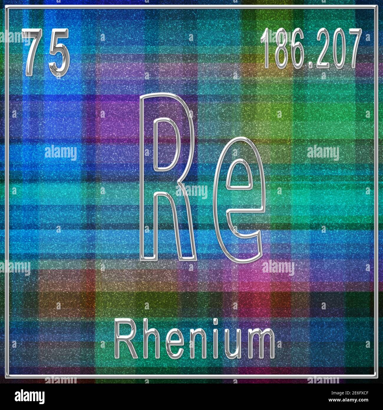 Symbol chemical element rhenium -Fotos und -Bildmaterial in hoher ...